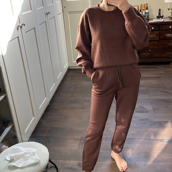 Zara | Other | Gorgous Cozy Super Soft Chocolate Brown Zara Loungewear ...